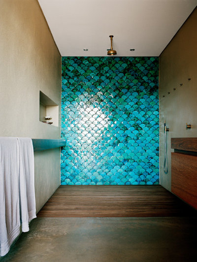 Fischschuppen als Motiv für Fassaden und Innenräume