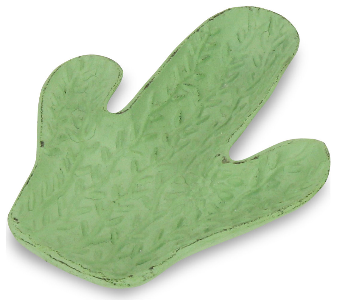 Ceili Cast Iron Cactus Tray - Southwestern - Decorative Objects And ...