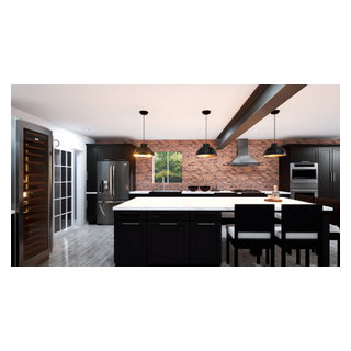 Loft Style Kitchen - Industrial - Kitchen - Miami - by GFD Group Miami ...