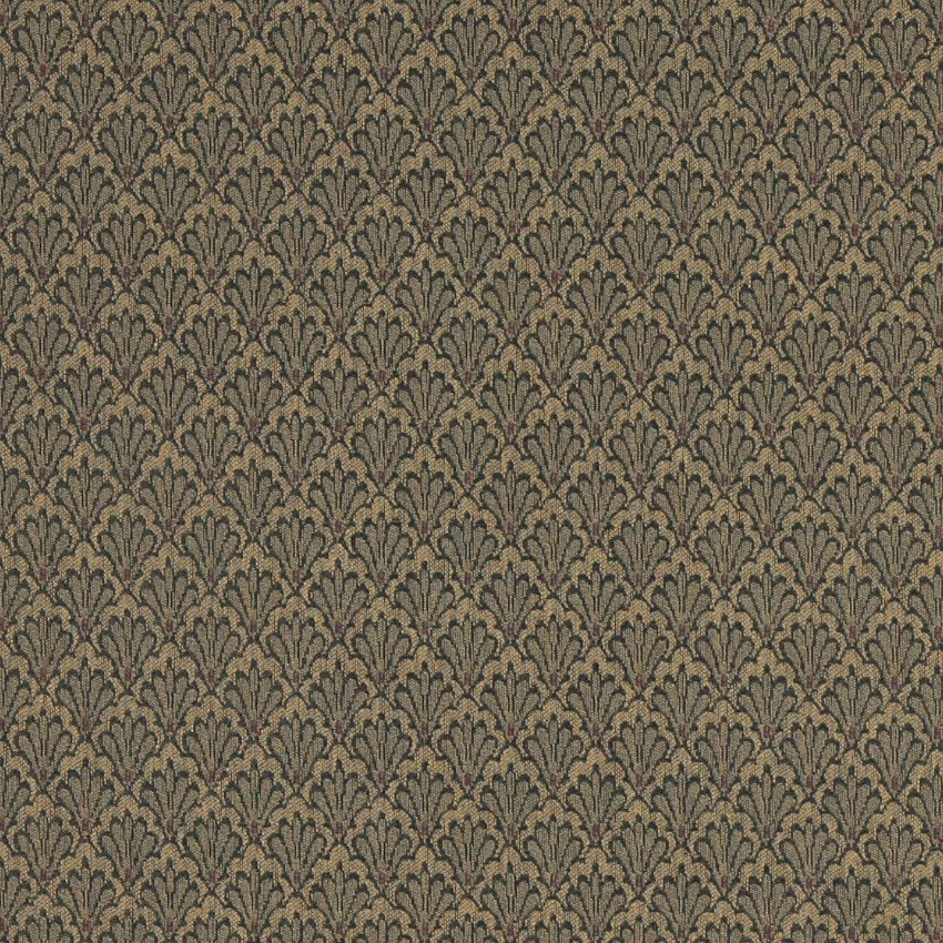 Gold And Midnight Shell Upholstery Fabric By The Yard, By The Yard ...