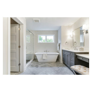 Modern Stucco Tudor - Traditional - Bathroom - Minneapolis - by TRIO ...