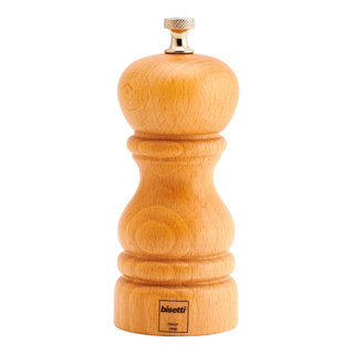 Bisetti Roma Pepper Mill, 5.12'' - Transitional - Salt And Pepper ...