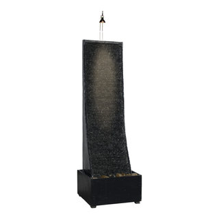 ELK LIGHTING F446 Slope Ripple Slate Floor Fountain - Traditional ...