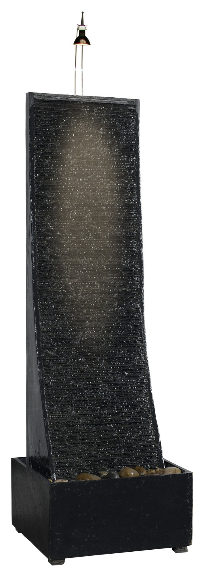 ELK LIGHTING F446 Slope Ripple Slate Floor Fountain - Traditional ...