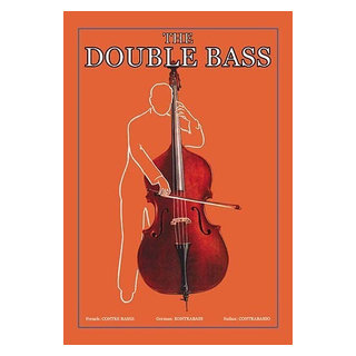 The Double Bass, 20" x 30" - Traditional - Prints And Posters - by ...