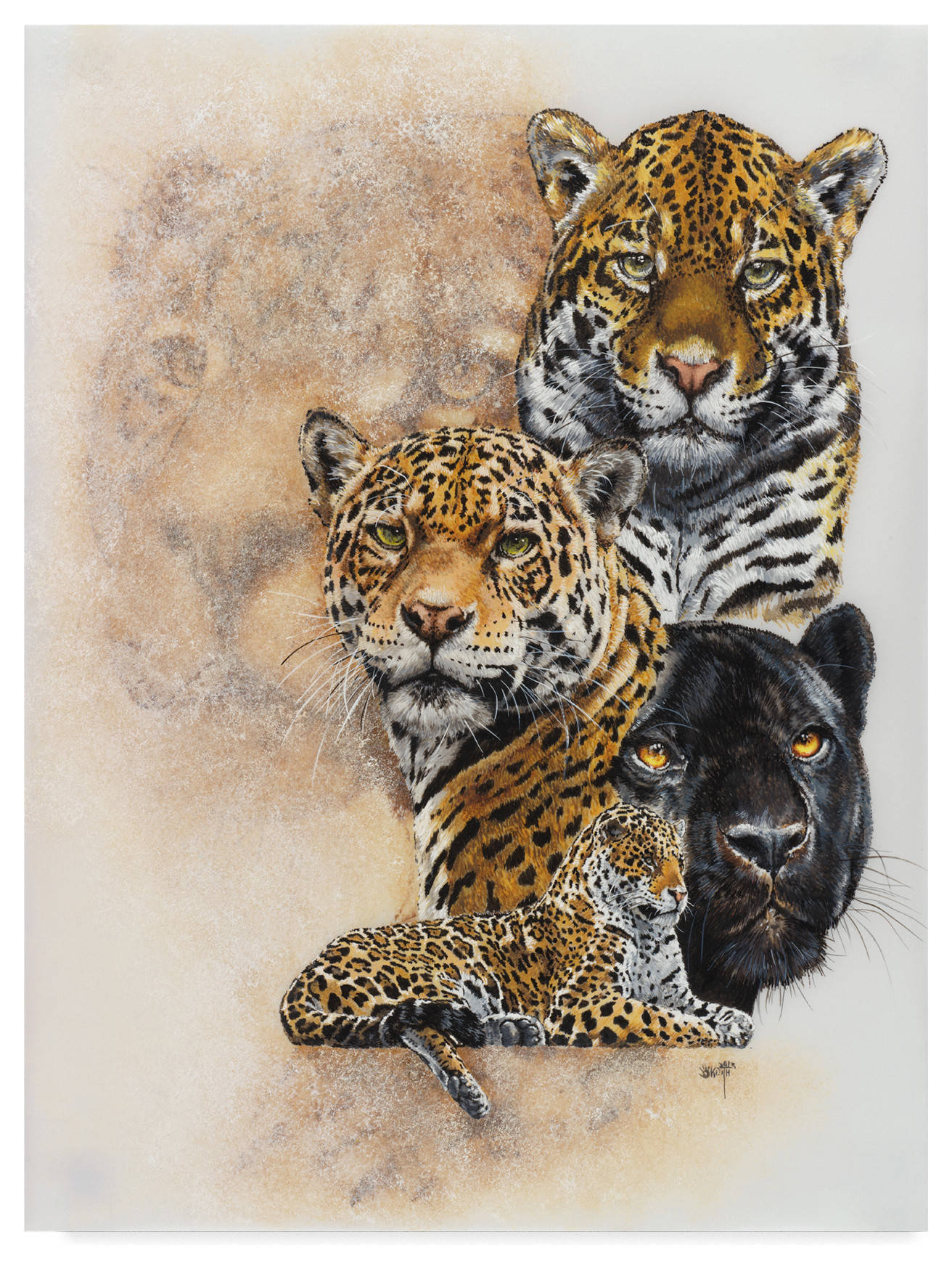 "Moxie" by Barbara Keith, Canvas Art, 24"x18" - Contemporary - Prints ...