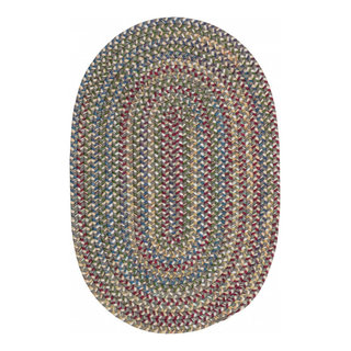 Colonial Mills Rug Worley Oval Gray Oval, 14x18 - Contemporary - Area ...