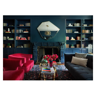 Color Blocking - Transitional - Living Room - San Francisco - by Ann ...
