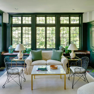 75 Beautiful Slate Floor Sunroom Pictures & Ideas | Houzz