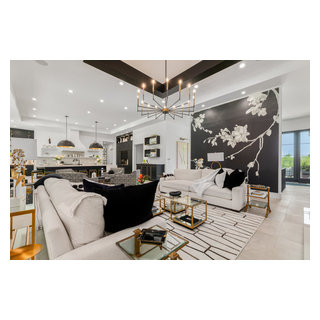 Elaina - Contemporary - Living Room - Detroit - by TK Design ...
