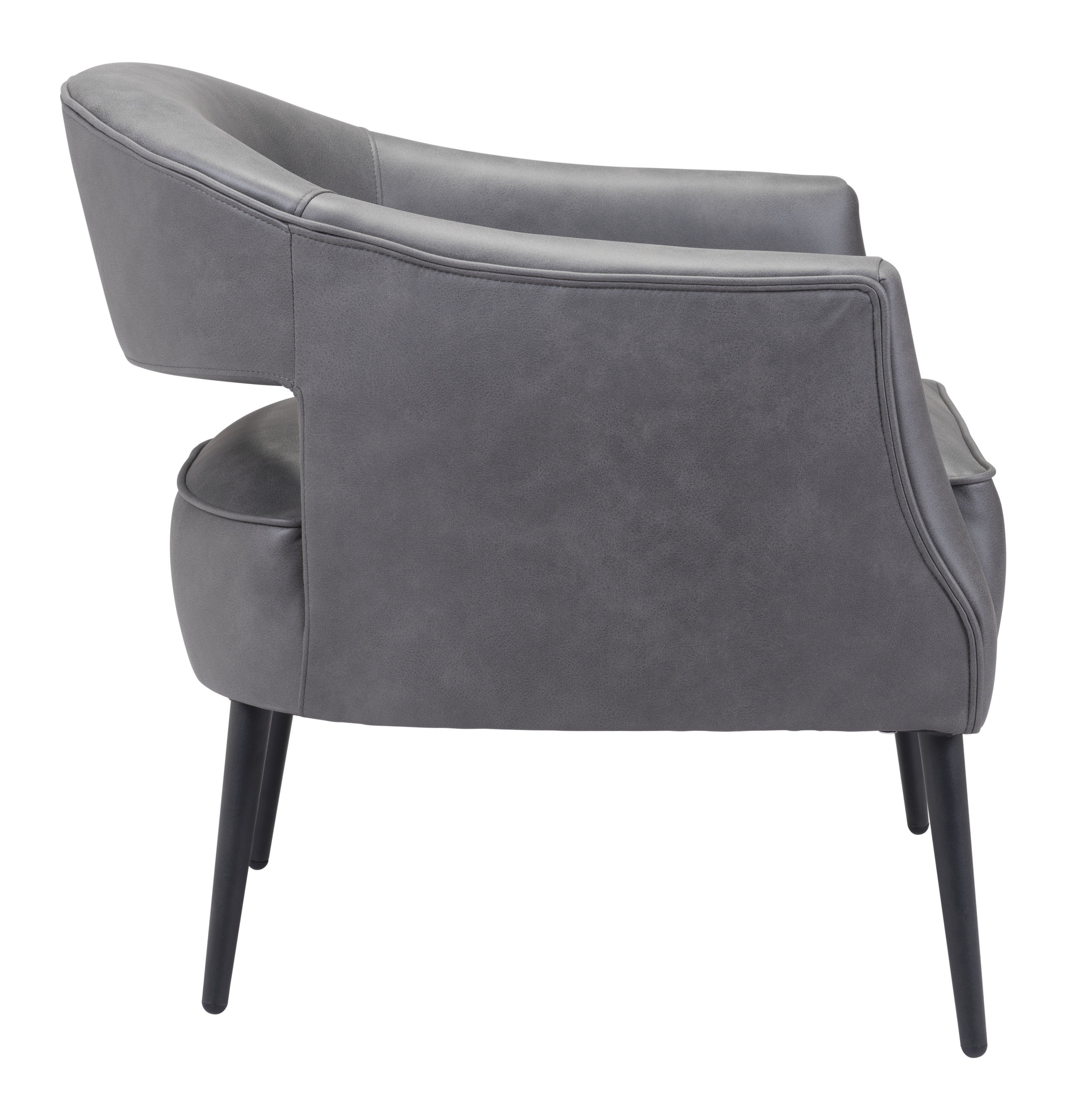 Berkeley Accent Chair Vintage Gray - Midcentury - Armchairs And Accent ...