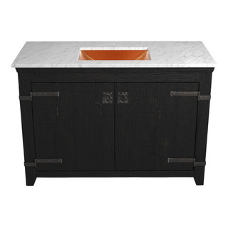 Native Trails VNB-VNT-CPS45-PC-1 48" Vanity with Carrara Marble and ...