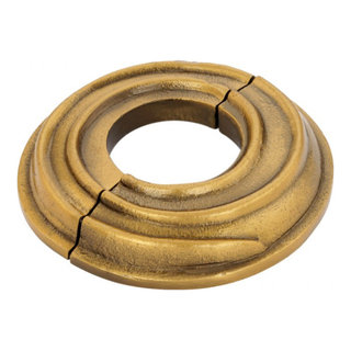 Spiral Radiator Flange Antique Gold 1" pipe 1-3/8" inside dia ...