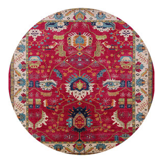 Ahgly Company Indoor Rectangle Mid-Century Modern Area Rugs, 5' x 7', 6 ...