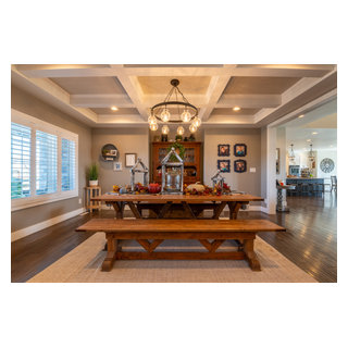 Traditionally Chic Two Story House - Traditional - Dining Room - Denver ...