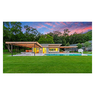 Nyack, NY - Hudson Pool Cabana - Modern - Pool - New York - by ROAM ...