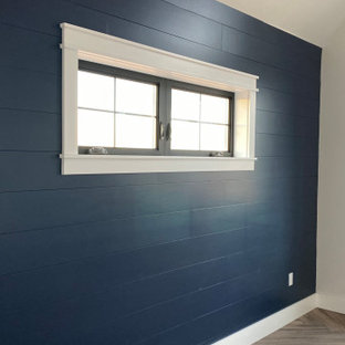 75 Beautiful Shiplap Wall Bedroom with Blue Walls Pictures & Ideas ...