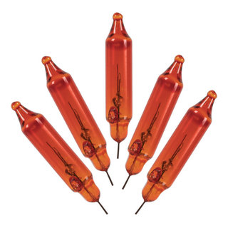 Glass Incandescent Mini Bulb With Pinched Base, C7 - Novelty Lighting ...
