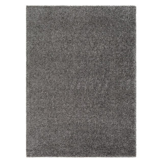 Surya Deluxe Shag DXS-2303 7'10"x10'3" Rug, Charcoal - Contemporary ...
