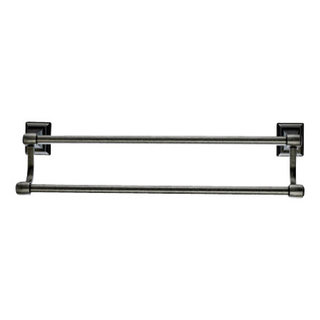 Stratton Bath 18" Double Towel Rod - Modern - Towel Bars - by Knobs and ...