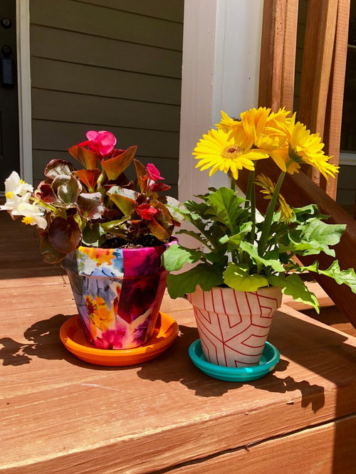 Flower Pot Transformation with Custom Fabric