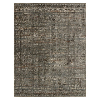 Loloi Javari Collection Rug, Charcoal/Silver, 2'6"x10'0" - Scandinavian ...