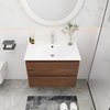30" Wall-Mounted Bath Vanity, Top and Basin - Modern - Bathroom ...