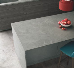 Alabaster cabinets and quartz countertop choices