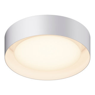 Echo LED Flush Mount, White - Modern - Flush-mount Ceiling Lighting ...