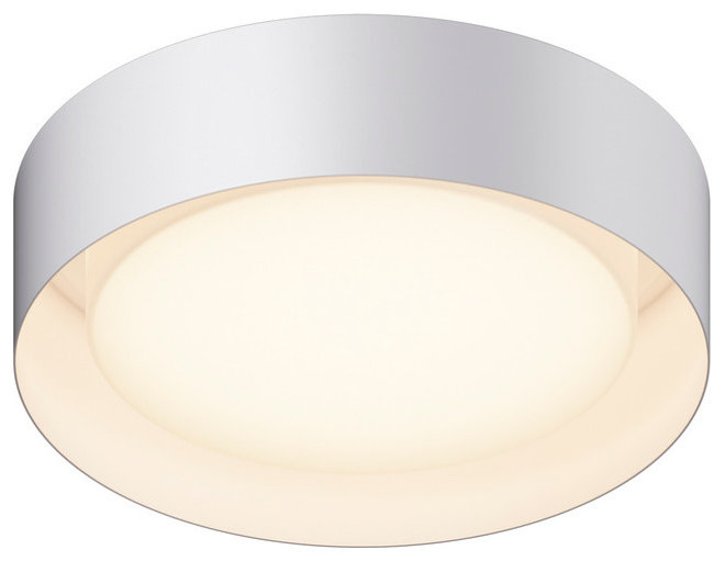 Echo LED Flush Mount, White - Modern - Flush-mount Ceiling Lighting ...