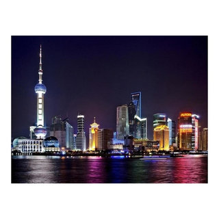 "Shanghai at night" Digital Paper Print by Vadim Ratsenskiy, 18"x14 ...