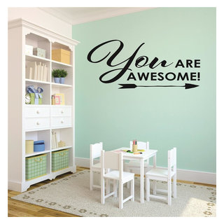You Are Awesome! Quote, Peel & Stick Sticker Vinyl Decal, 20x30", 20X30 ...