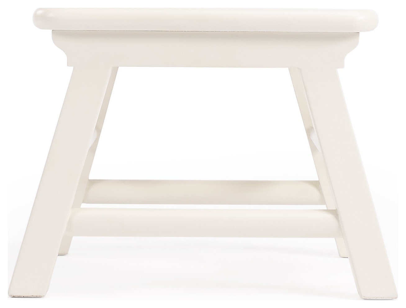 Classic White Step Stool - Ladders And Step Stools - by USTRADEENT LLC ...
