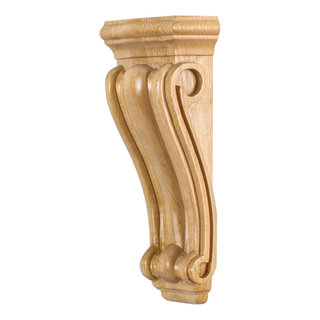 Hardware Resources CORN-3 Corbel, Natural Maple - Traditional - Corbels ...