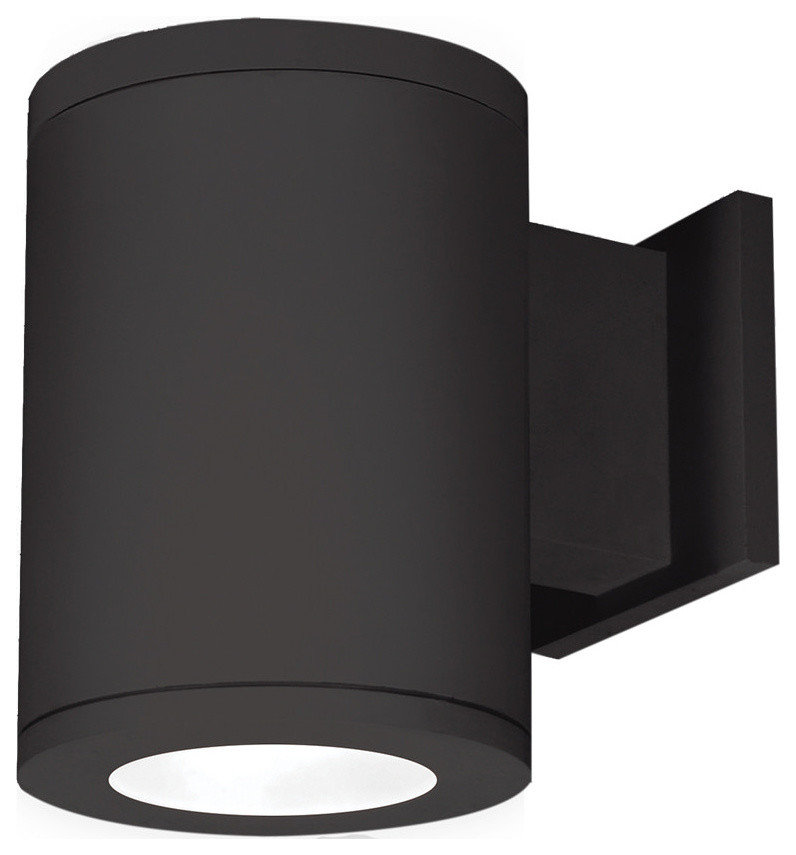 LED Wall Mount Downlight Flood in Black - Contemporary - Outdoor Wall ...