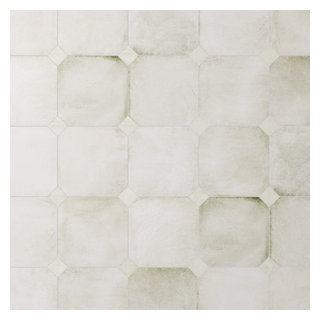 Laverton Octagon Nieve with Taco Nieve Porcelain Floor and Wall Tile ...