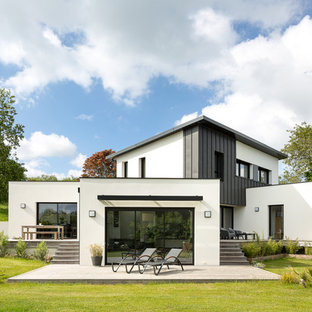 75 Beautiful Split-Level Flat Roof Pictures & Ideas | Houzz