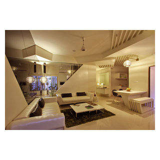 UNIT 'CLASSIC' - コンテンポラリー - リビング - 他の地域 - STUDIO 3087, Vadodara | Houzz ...