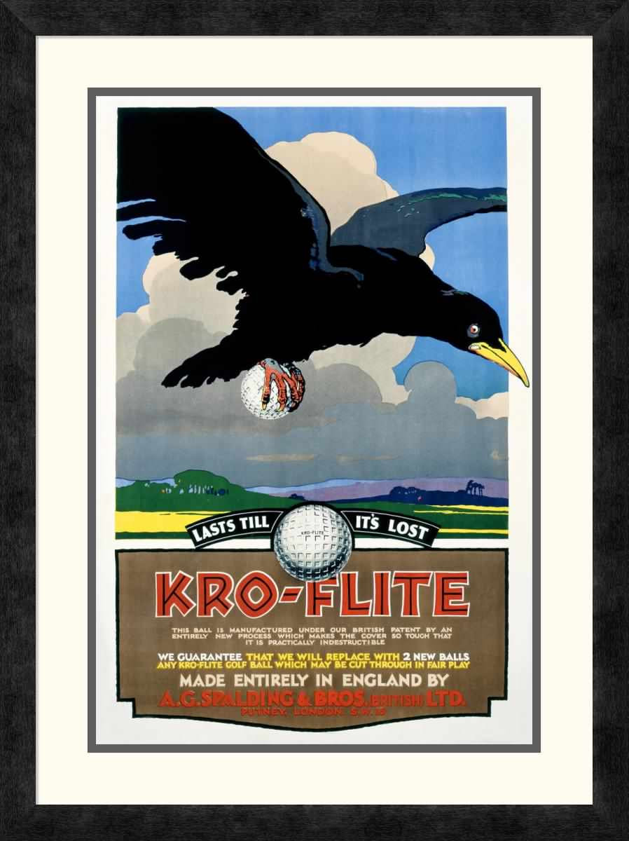 "Kro-Flite" Framed Digital Print by Unknown, 21x28", 21"x28 ...