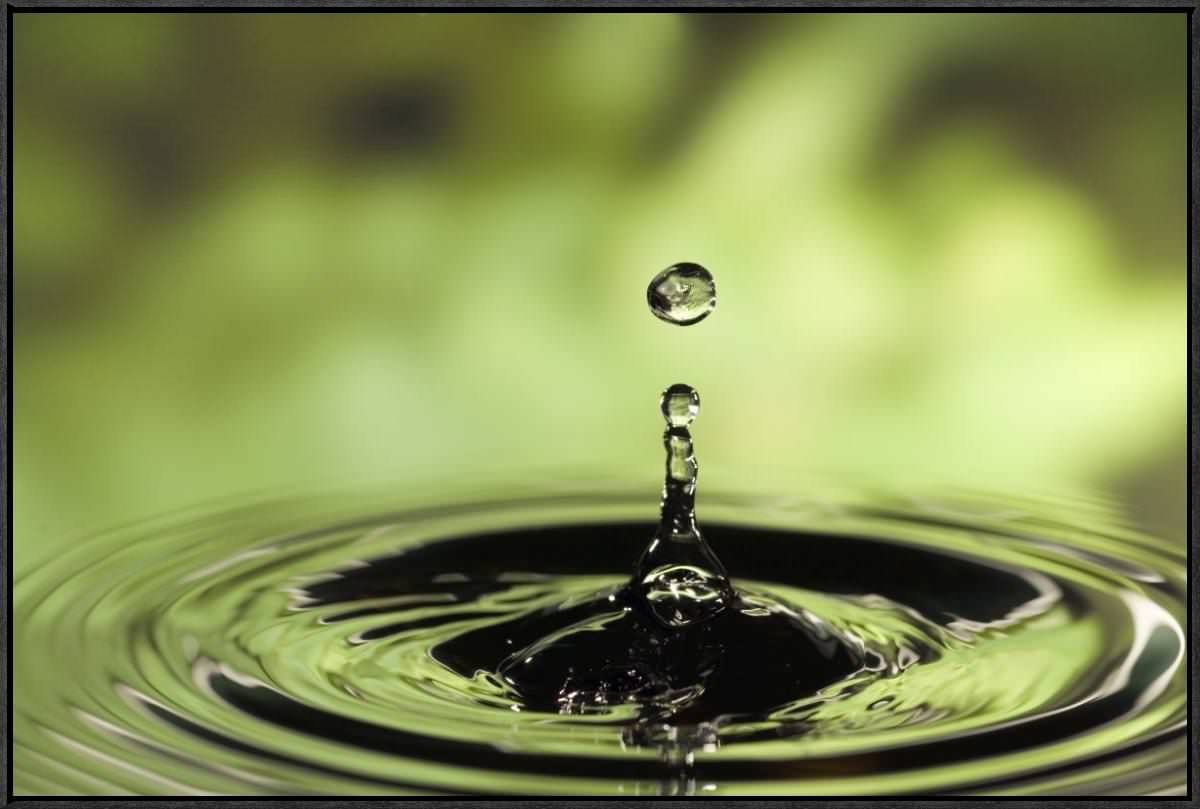 Ripples Radiating Out From Drop Of Water Splashing Into Calm Pool, 36 ...