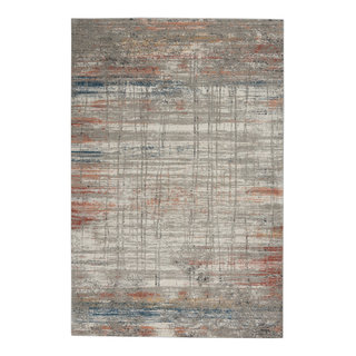 Nourison Rustic Textures Rus12 Rug, Gray and Multi, 9'3"x12'9 ...