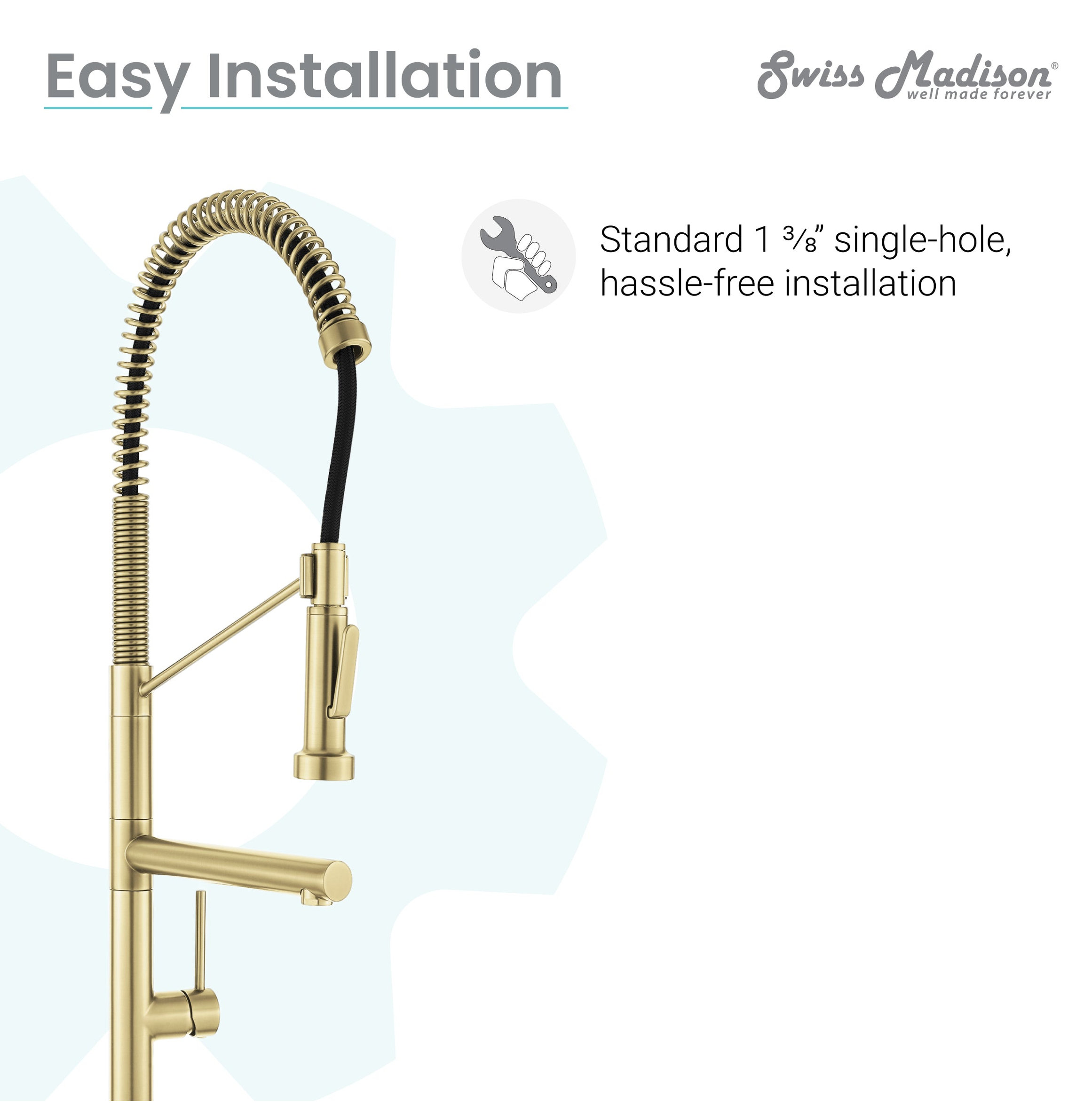 Nouvet Single Handle, Pull-Down Kitchen Faucet with Pot Filler in ...