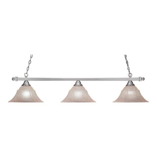 Toltec Lighting Square 3-Light Bar, 14" Italian Marble Glass ...