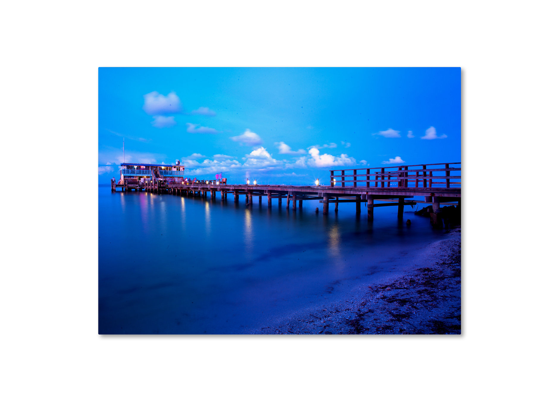 'Florida Pier' Canvas Art by Preston, 24" x 32" - Traditional - Prints ...