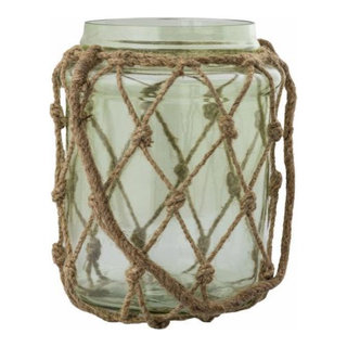Sea Garden Small Vase In Coastal Style, 8"Hx7.5"W - Beach Style - Vases ...