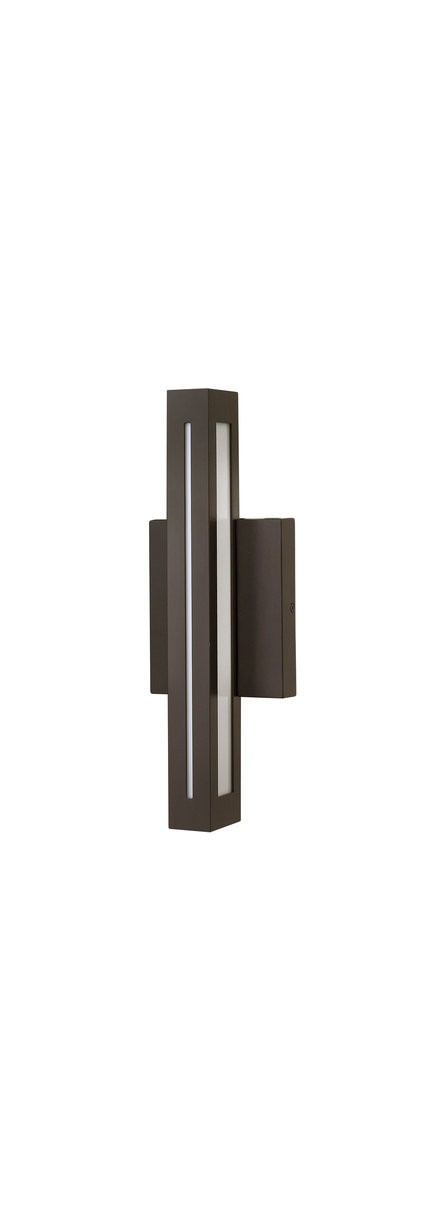 Vue 1-Light Outdoor Wall Light, Bronze - Modern - Outdoor Wall Lights ...