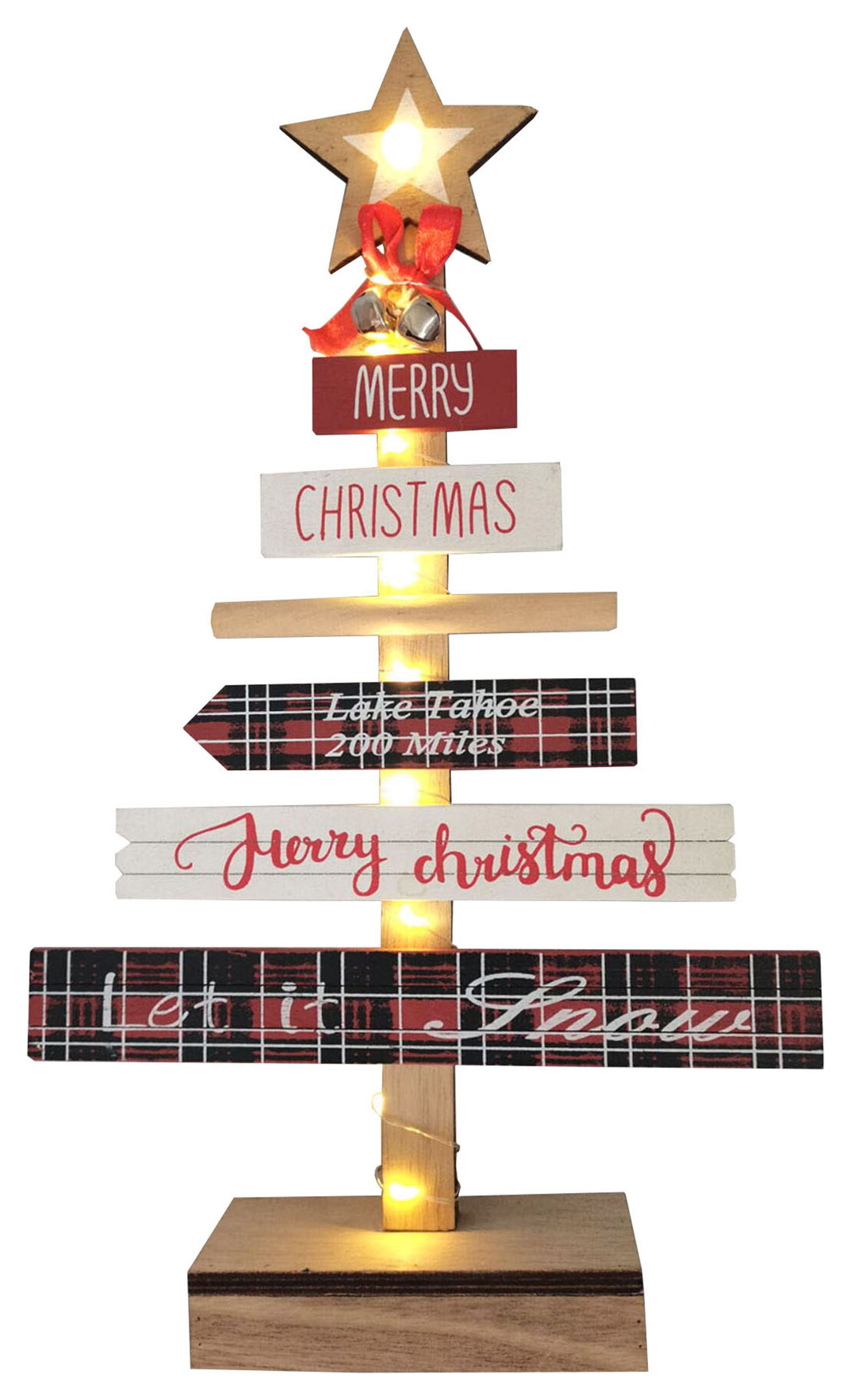 16" LED Xmas Tree - Contemporary - Holiday Accents And Figurines - by ...