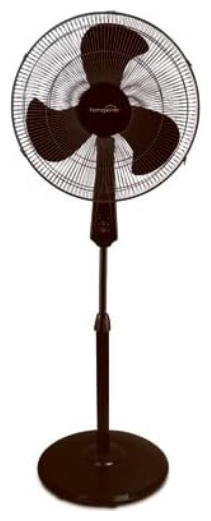 HomePoint Standing Oscillating Pedestal Fan with Adjustable Height & 3 ...