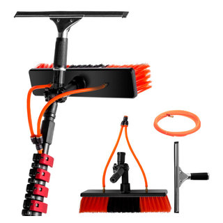 Water Fed Pole Kit Brush Window Solar Panel Cleaning Tools - Modern ...