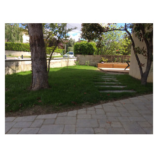 Pavé & gazon - Moderne - Jardin - Autres périmètres - par Monsalve ...